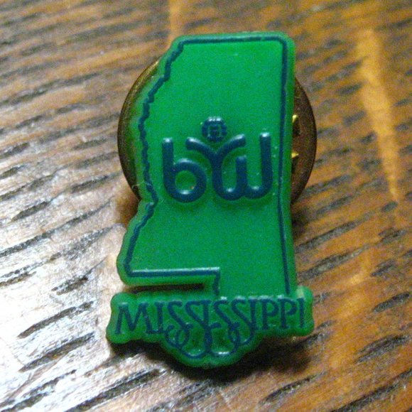 Mississippi BW | Accessories | Mississippi Bw Vintage Logo Lapel Pin ...